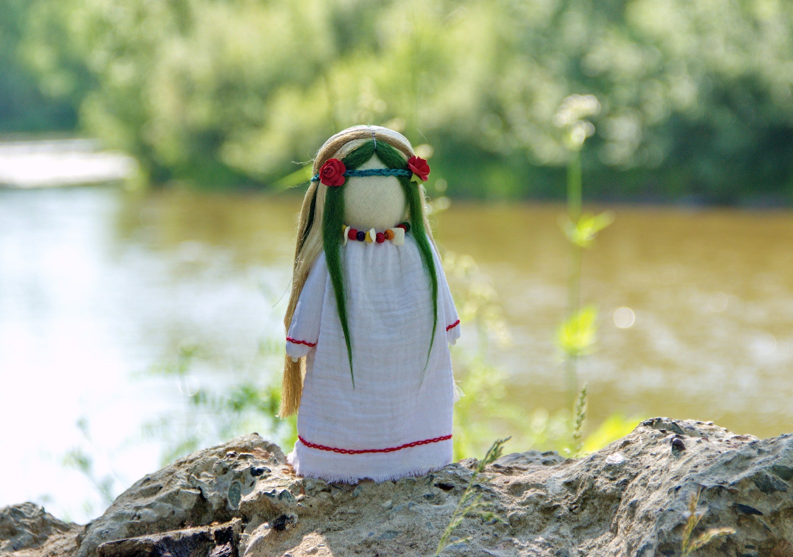 Traditional Slavic ritual Rusalka mermaid doll.Motanka doll. | Etsy