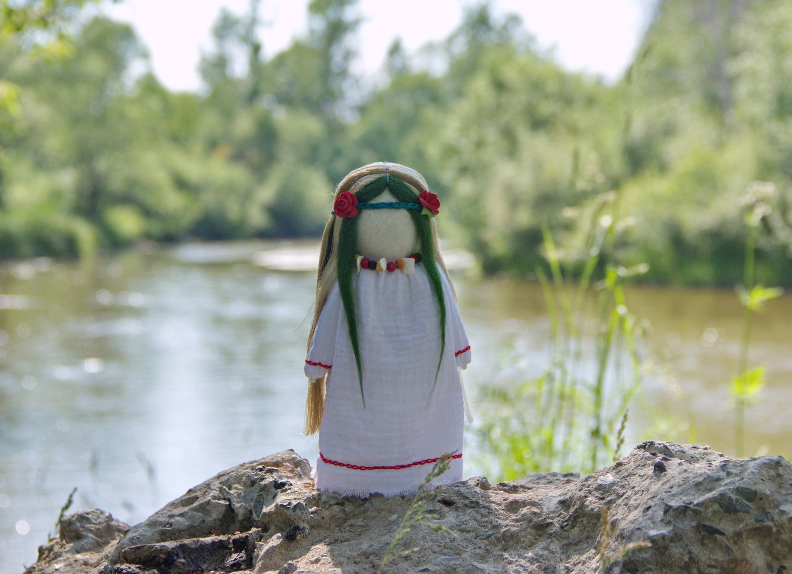 Traditional Slavic ritual Rusalka mermaid doll.Motanka doll. | Etsy