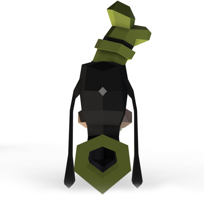 Trofeo Goofy Papercraft disney low poly low poly gift | Etsy