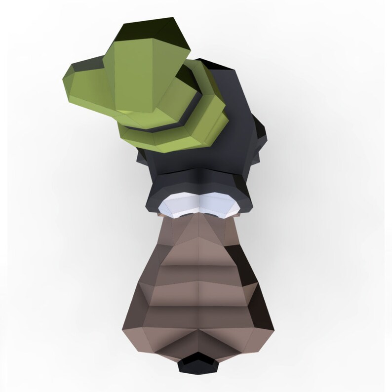 Goofy Gooffy Papercraft Disney Lowpoly Low Poly Gift | Etsy