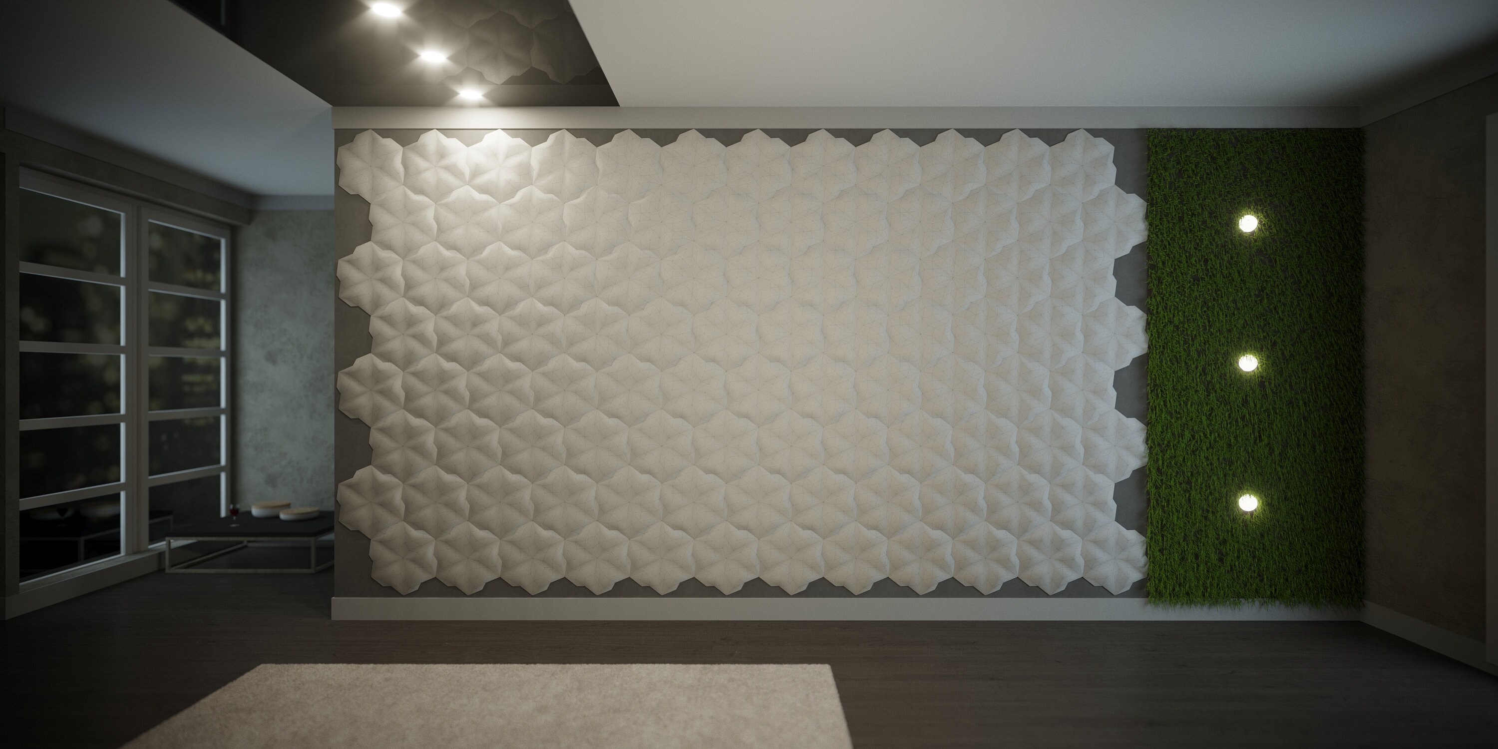 3D Panel Wall Panel on Wall Wall Panels Paper 3D Model | Etsy