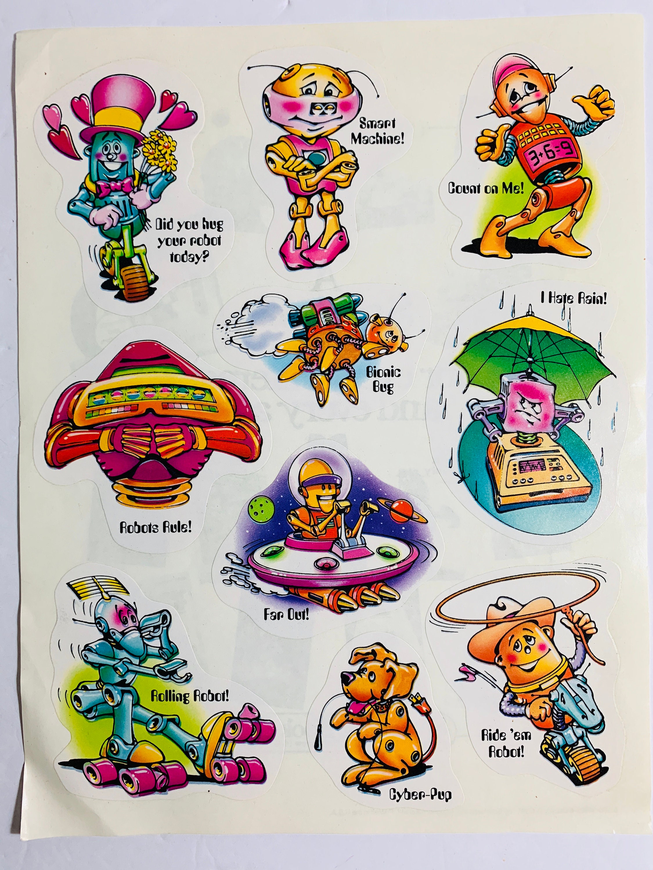 Vintage RARE Oversized STICKER Poster from Scholastic BOOKS Retro ...