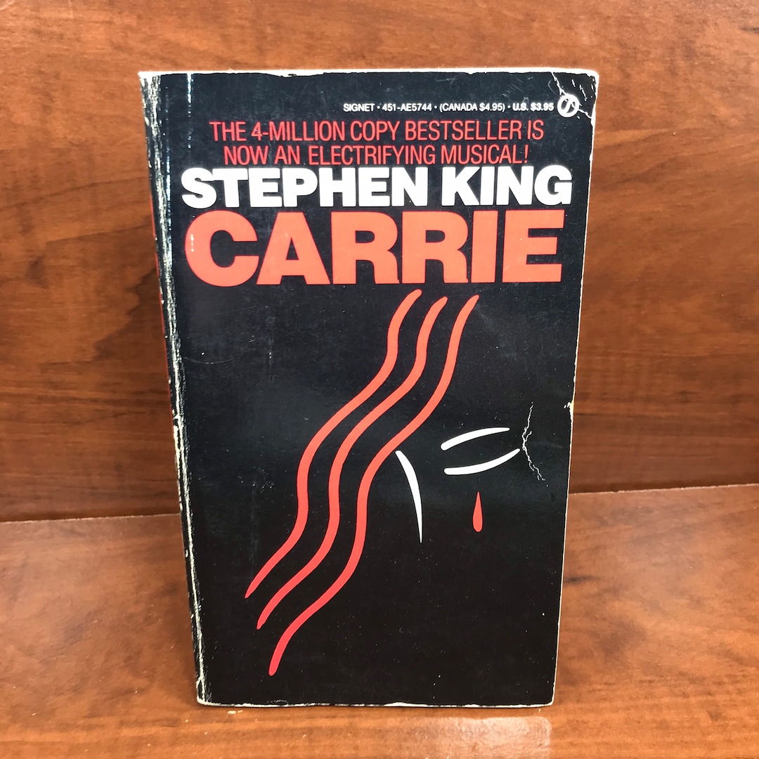 Carrie by Stephen King Rare Broadway Musical Paperback Cover ...