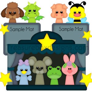 Puppet Show, Puppets, Vector Graphics, Digital Clipart, Digital Images ...