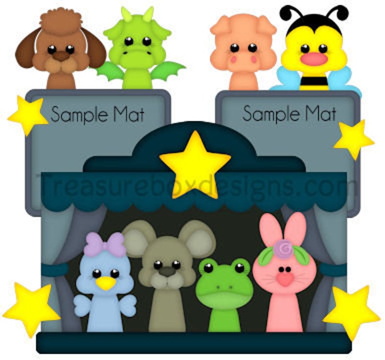 Puppet Show, Puppets, Vector Graphics, Digital Clipart, Digital Images ...