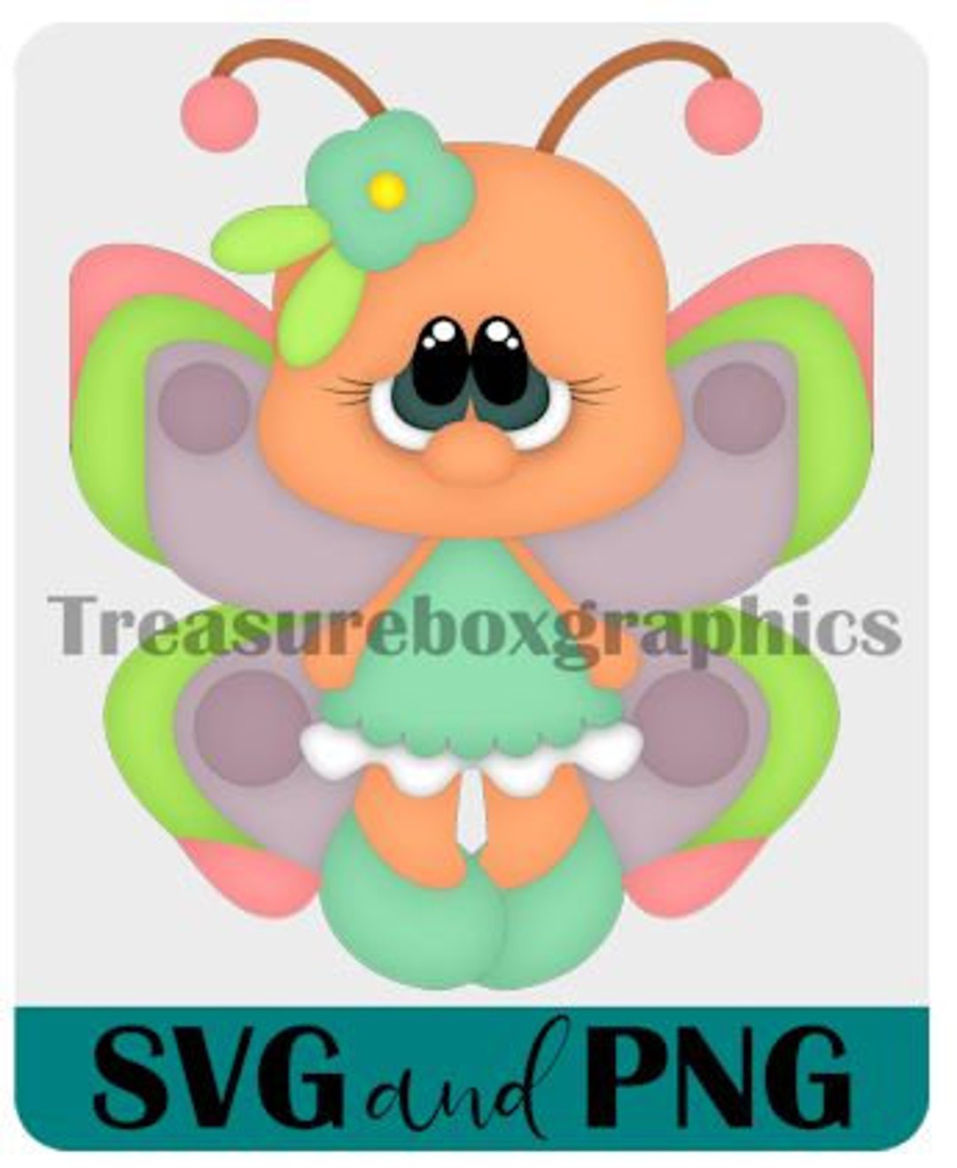 SVG and PNG, Butterfly, Baby, Cutting File, Cutting File for Cricut ...