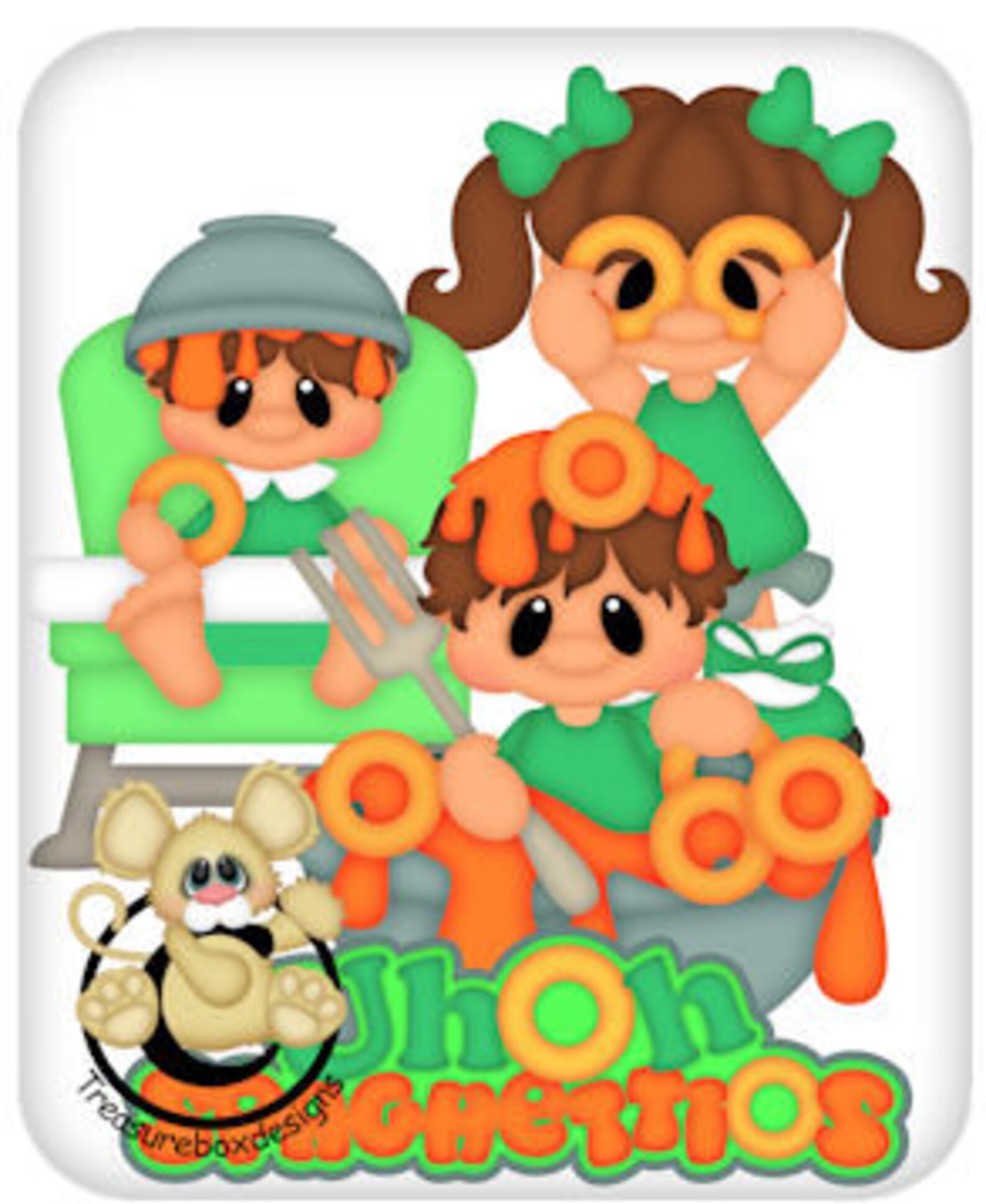 Spaghettio Collection Vector Graphics Digital Clipart - Etsy