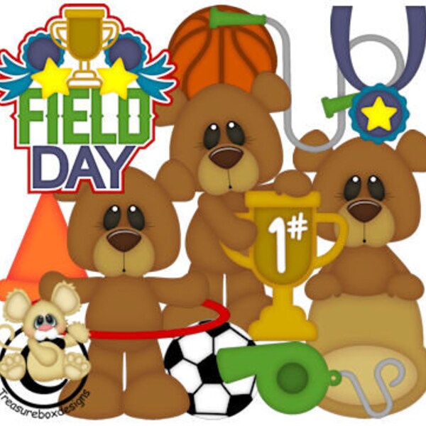 Field Day Clipart - Etsy