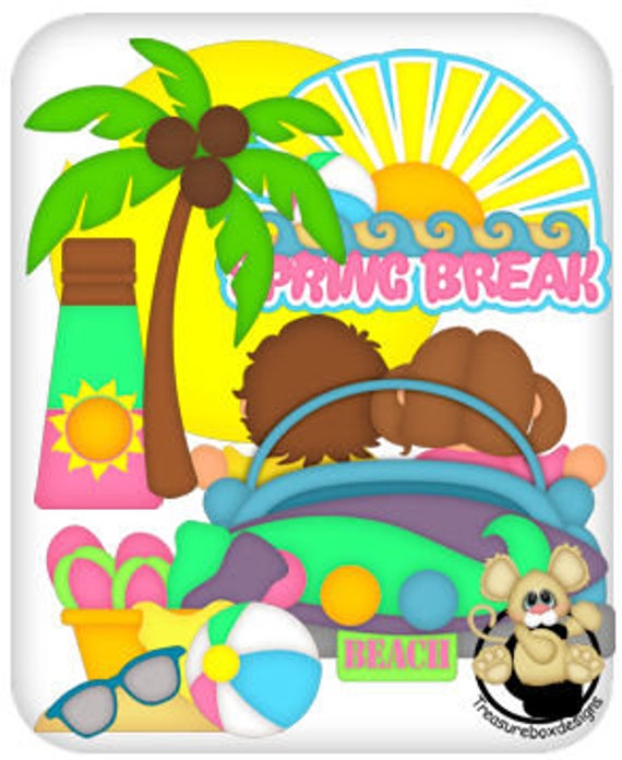 Spring Break Background Clipart