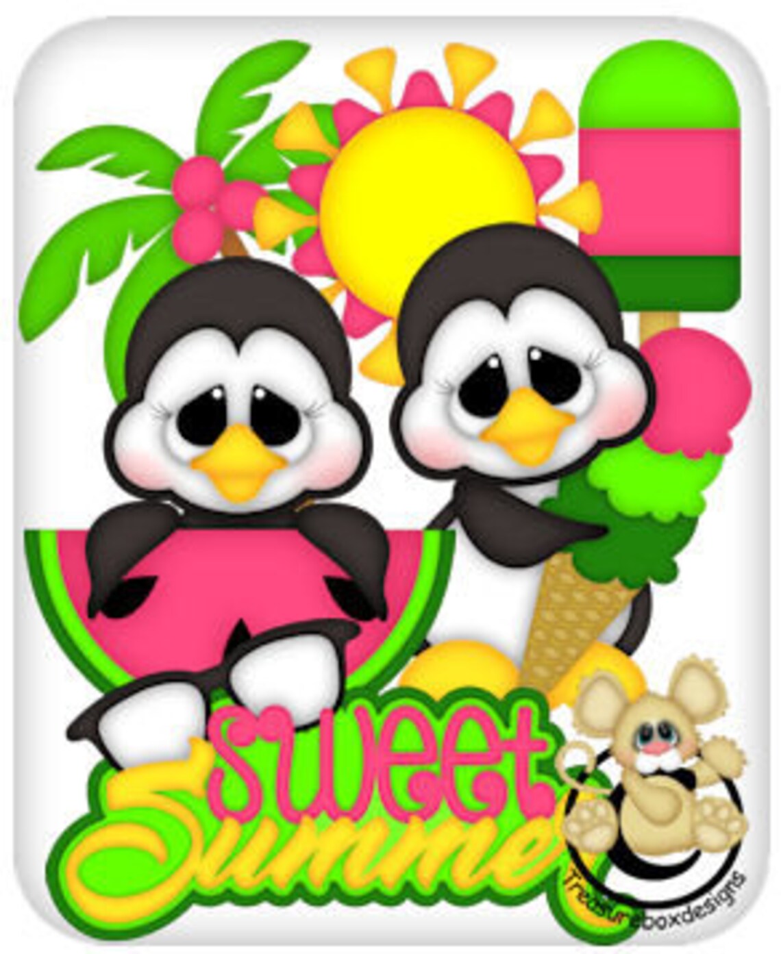 Sweet Summer Vector Graphics, Digital Clipart, Digital Images ...