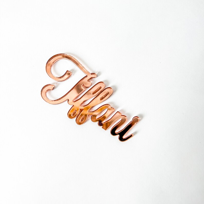 Custom Lasercut Names Wedding Guest Names acrylic Place - Etsy