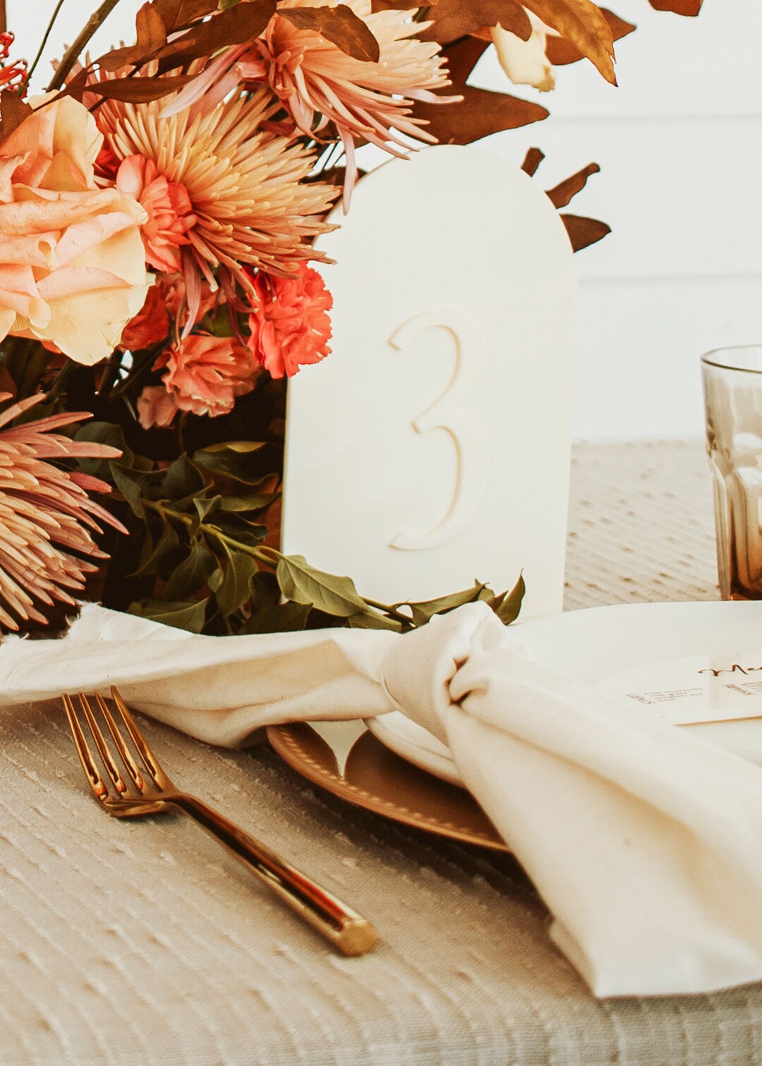 Acrylic Table Numbers - Table Indicator - Etsy