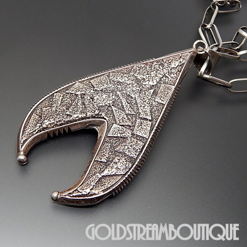 Early Native American Ric Charlie Navajo Sterling Silver Tufa Cast ...