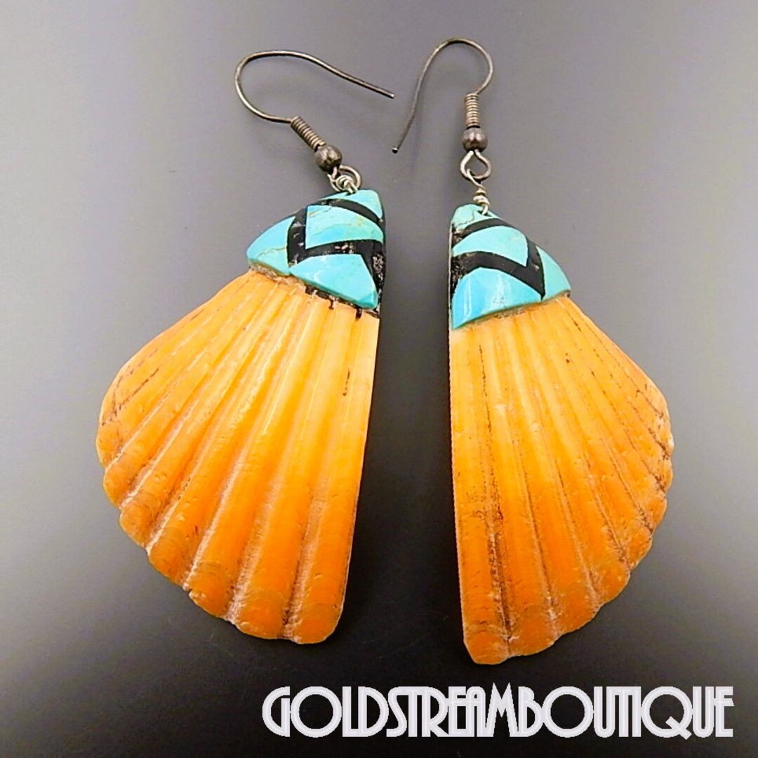Native American Handcrafted Santo Domingo Kewa Sterling Silver Jet ...