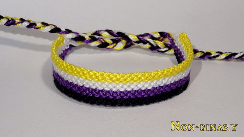Pride Flag Bracelets Love Friendship Polysexual Bisexual - Etsy