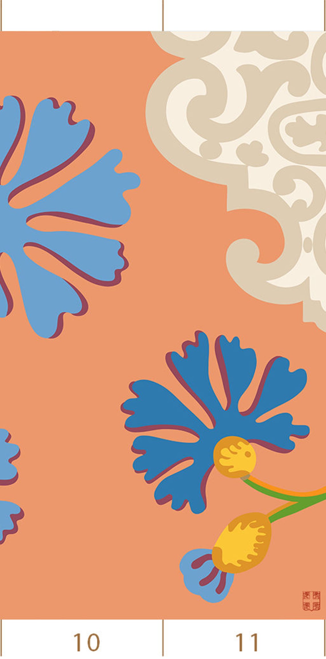 Mansion I: Zenith. French Designer Boutique Wall Mural Art. Playful ...