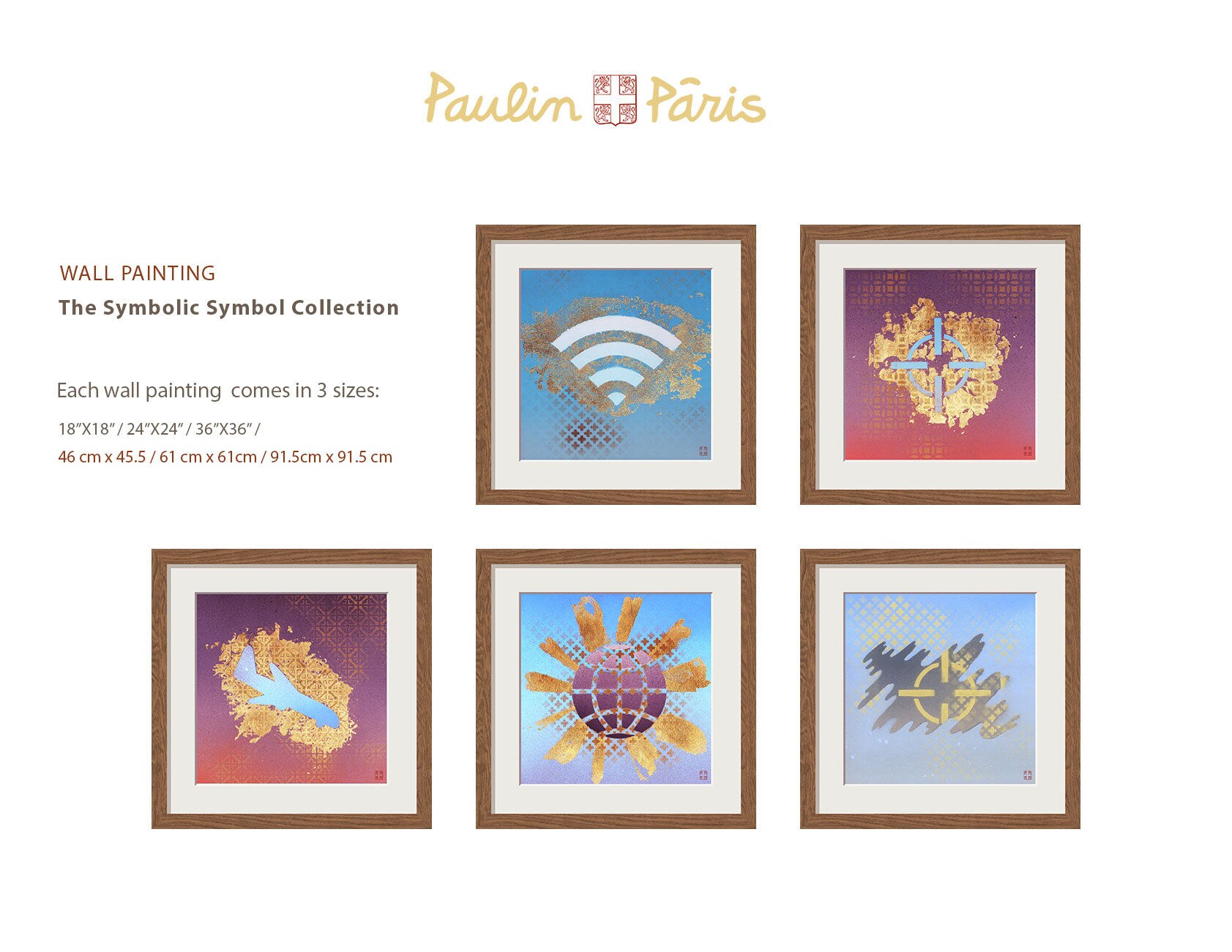 Symbolic Symbol 1: Unique Spiritual Wall Painting. Colorful Abstract ...