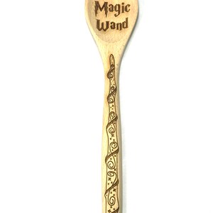 Magic Wand Spoon for Your Favorite Wizard Cook - Wizard Wand ...