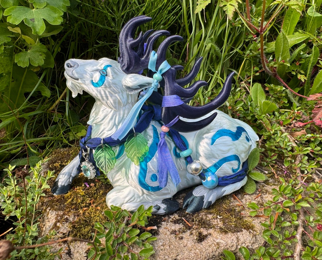 Night Elf Blue Druid Stag 3D Printed Figure 16cm - Etsy