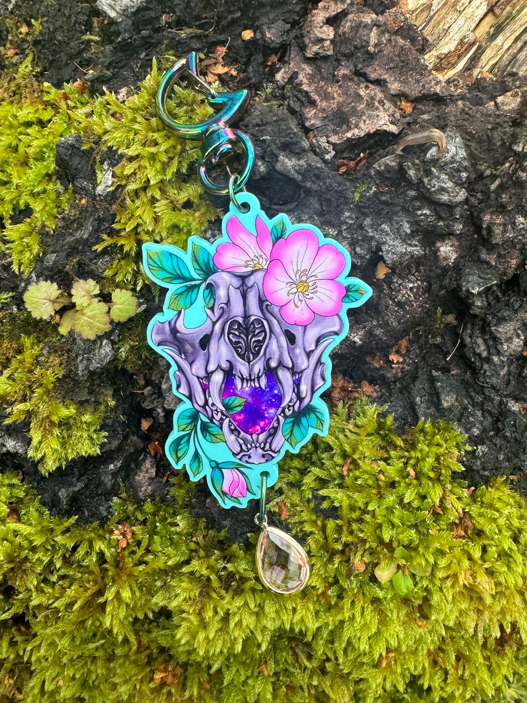 Feral Druid Saber Skull 2.5" Acrylic Keyring - Etsy
