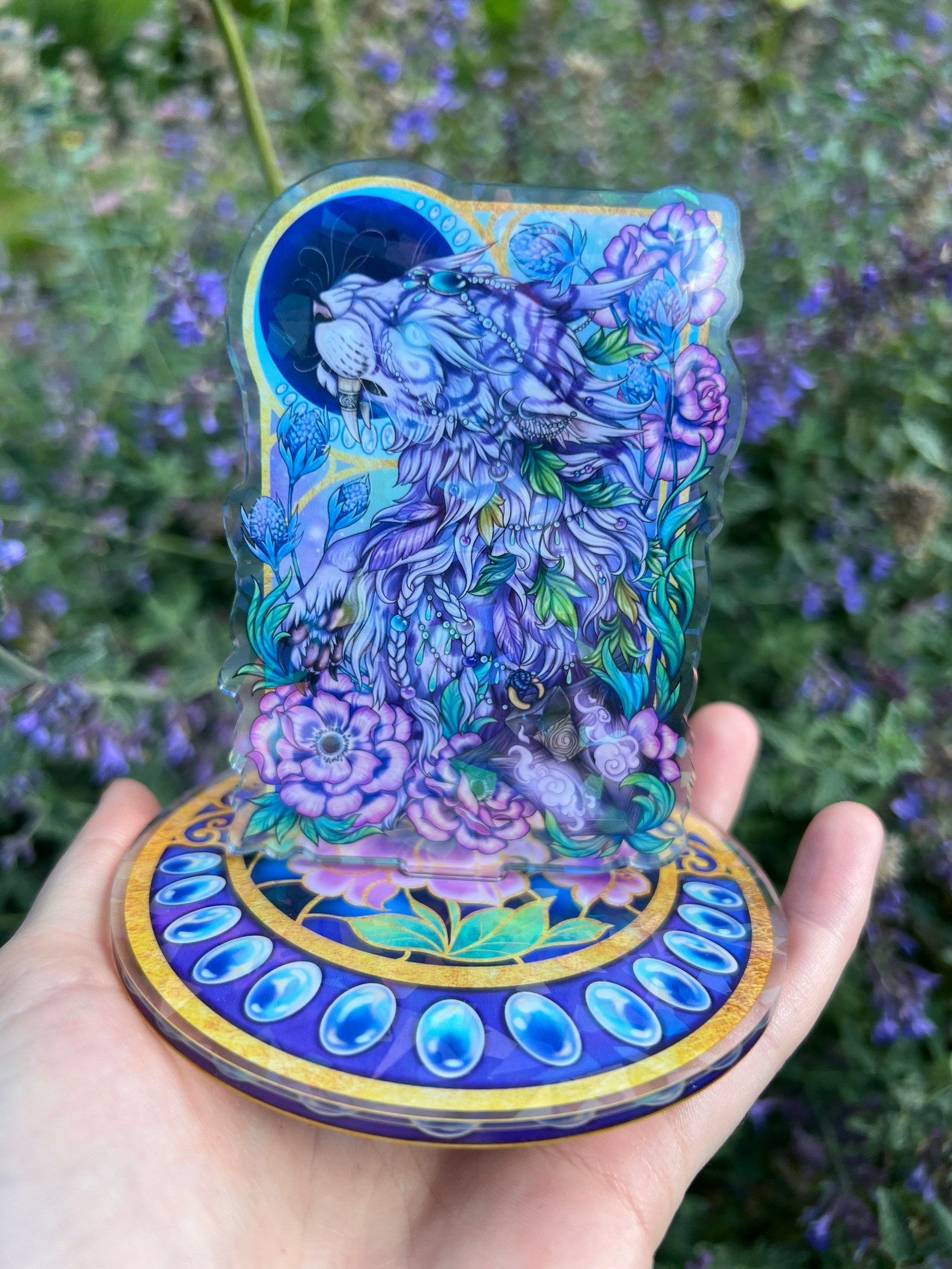 Night Elf Druid Saber Acrylic Holographic Standee 10cm X 10cm - Etsy