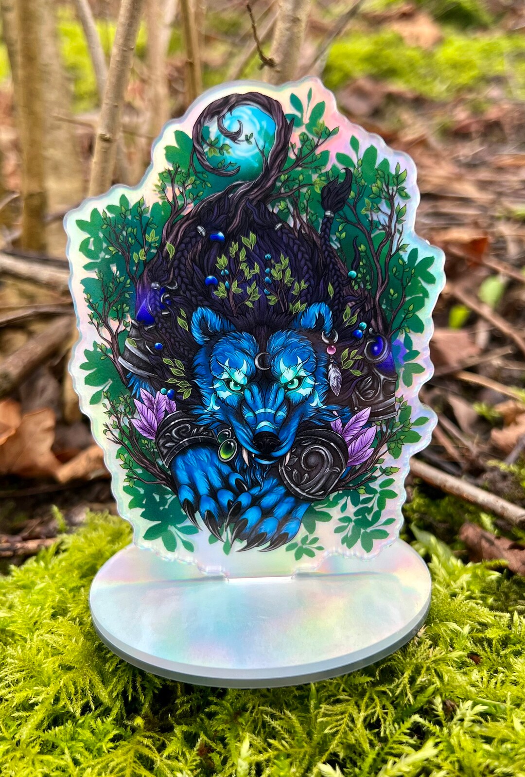 Ursoc the Bear God Acrylic Holographic Standee 10cm - Etsy