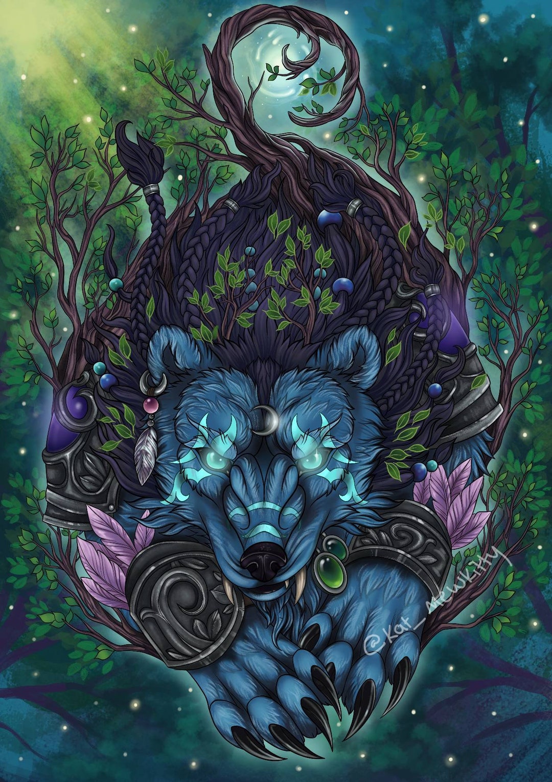 Claws of Ursoc A4/A5/A3 300gsm Print - Etsy