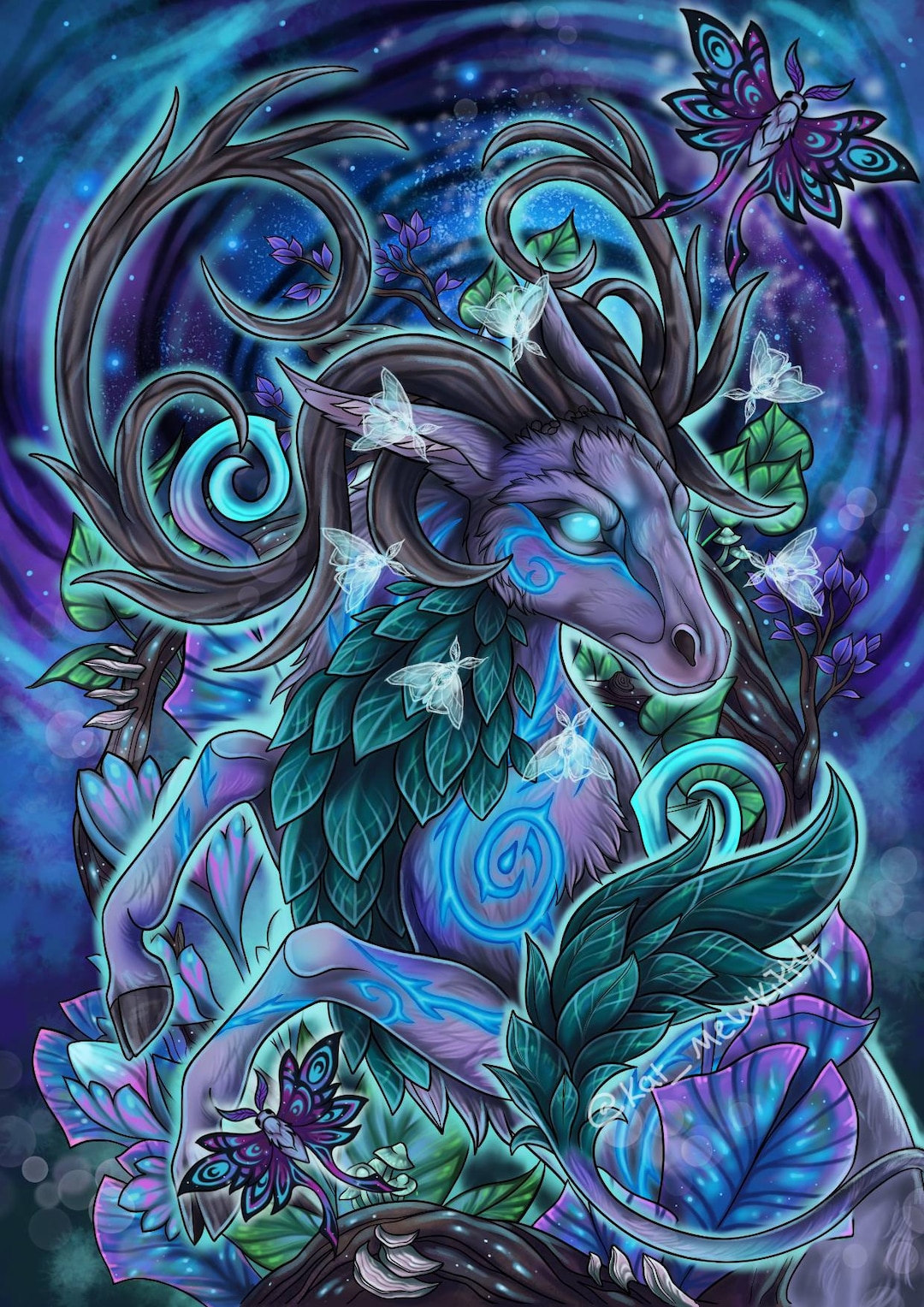 Runestag in Ardenweald Art Print A5/A4/A3 - Etsy