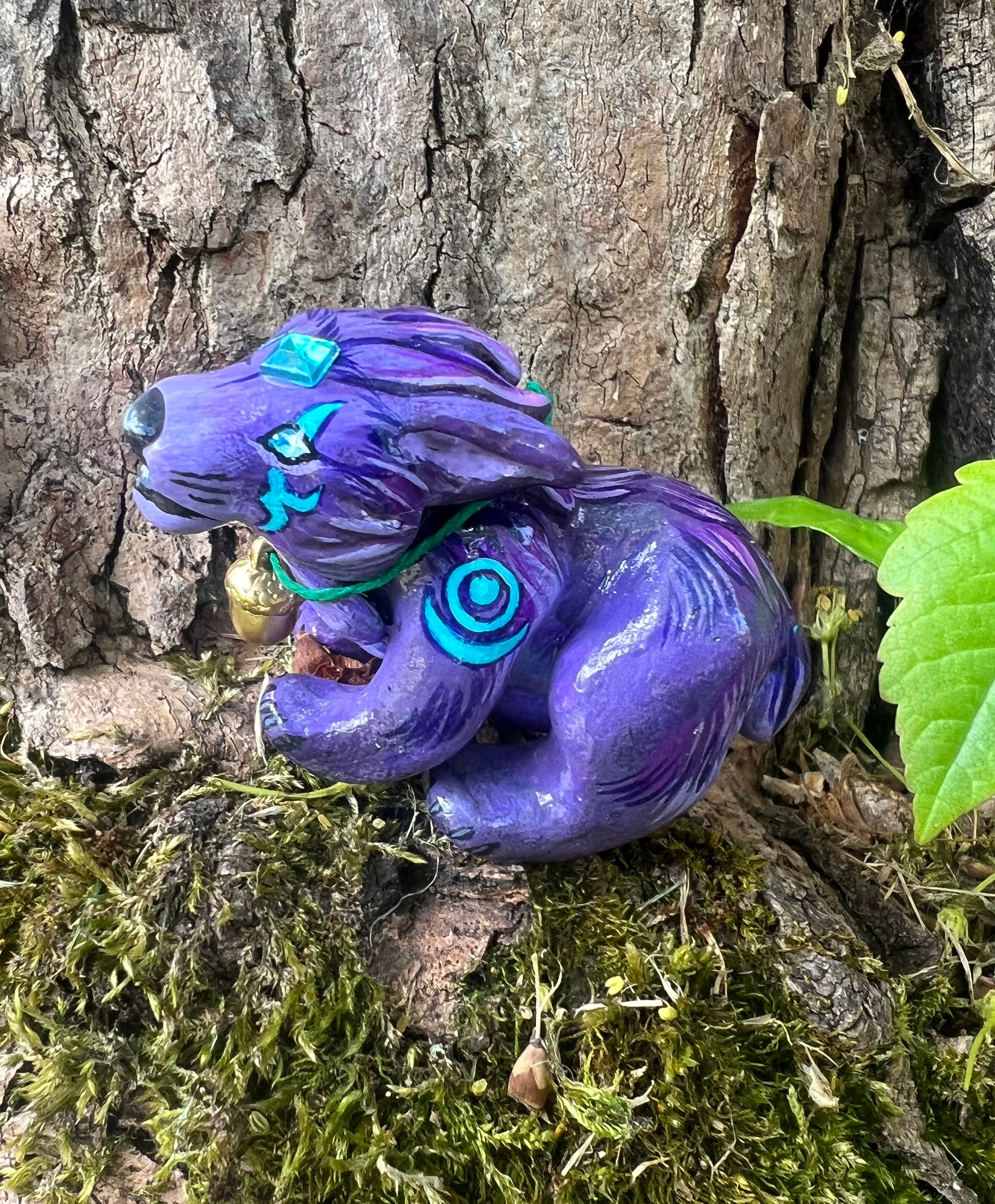 Night Elf Bear Cub Druid Diorama 9cm - Etsy UK