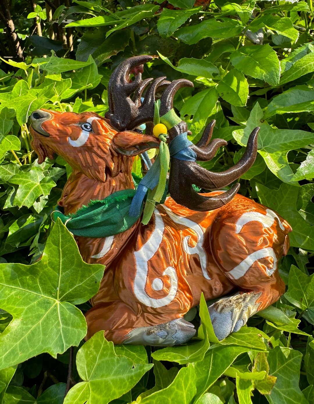 Night Elf Forest Green Druid Stag 3D Printed Figure 16cm - Etsy