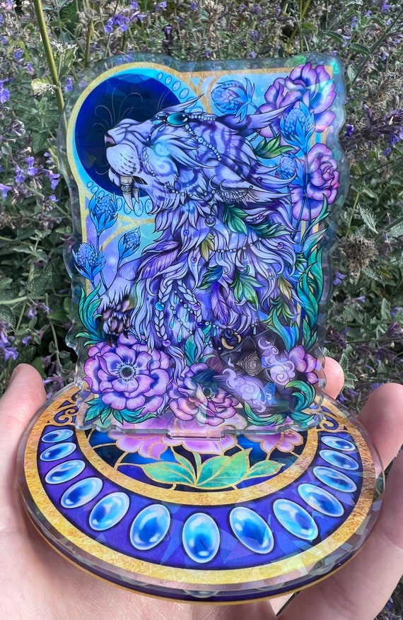 Night Elf Druid Saber Acrylic Holographic Standee 10cm X 10cm - Etsy