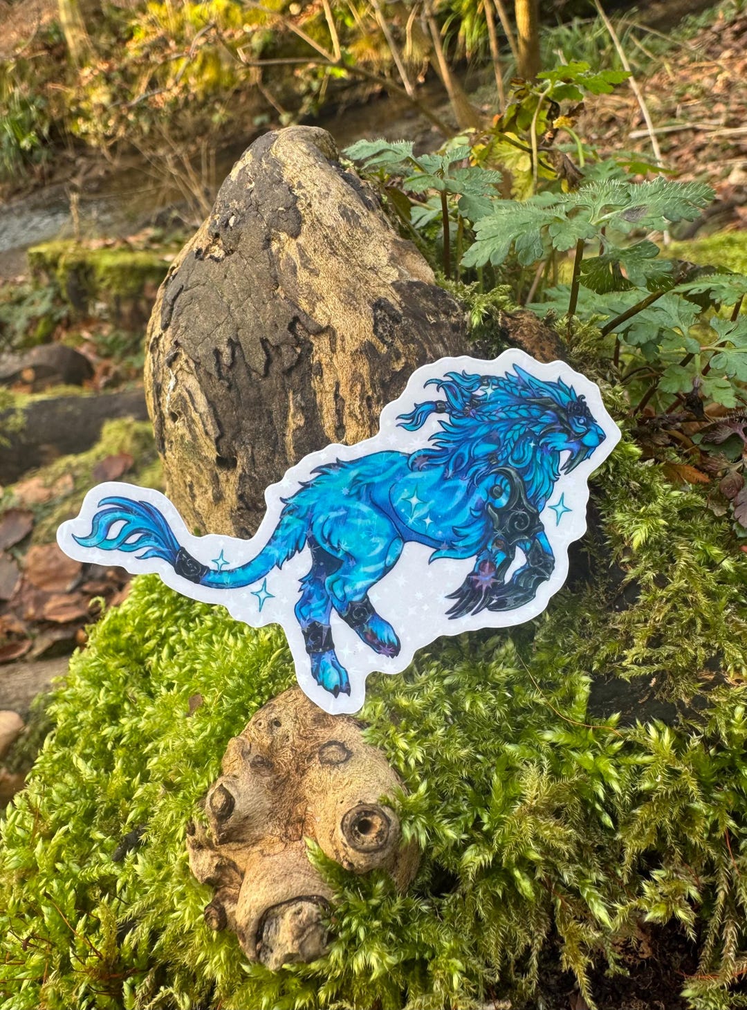 Blue Ghost of the Pridemother Feral Druid Transparent Holographic Star ...