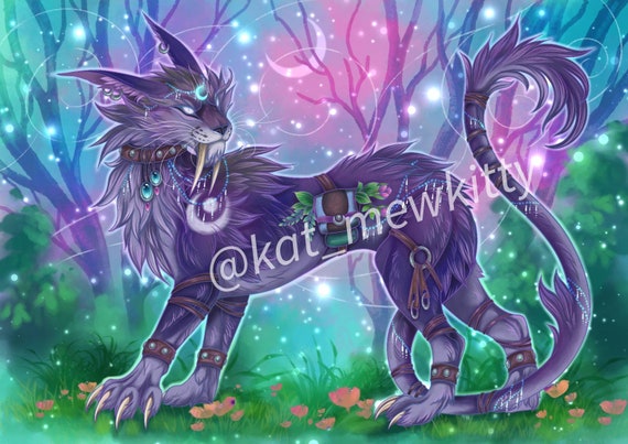Mythical Cat Drawings