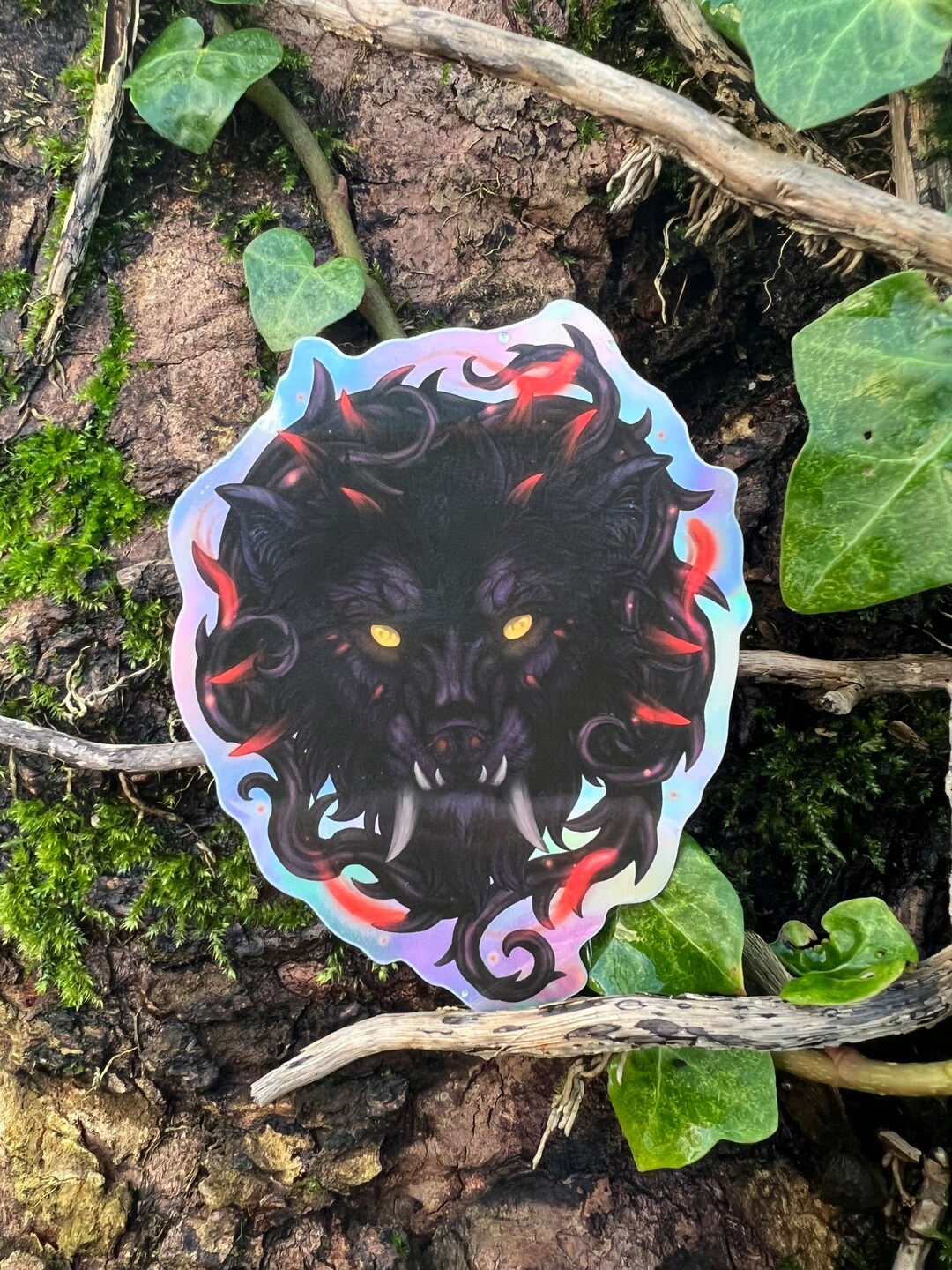 Ursoc the Corrupted Bear God Holographic 3" Sticker - Etsy