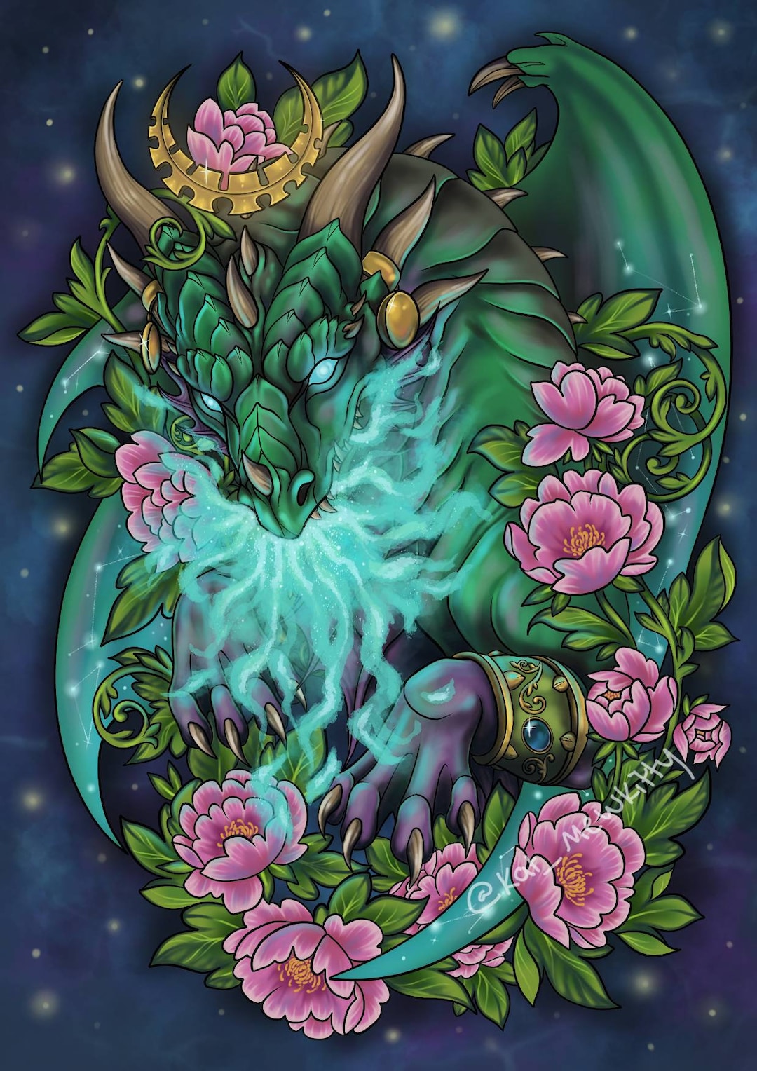 Ysera the Dreamer A4/A5/A3 Print - Etsy