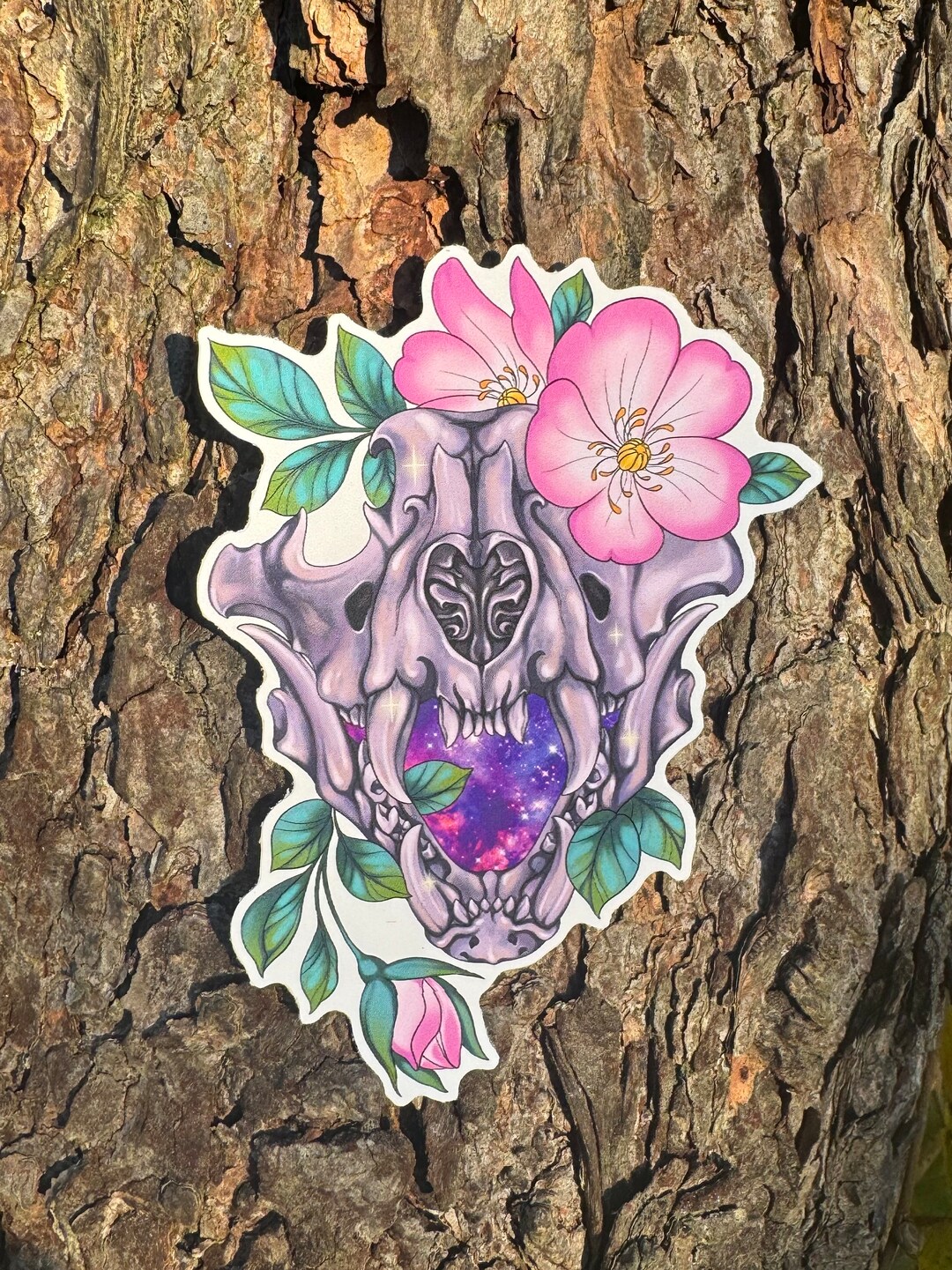 Feral Druid Saber Skull Glossy 10cm Sticker - Etsy