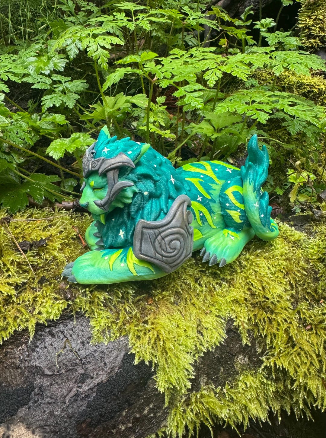 Green Ghost of the Pridemother Feral Druid 17cm 3D Printed Figure - Etsy
