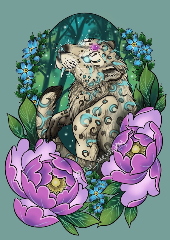 Loque'nahak Spirit Beast A4/A5/A3 art print | Etsy