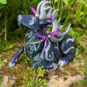 Dark Forest Guardian Druid Stag 3D Printed Figure 16cm - Etsy