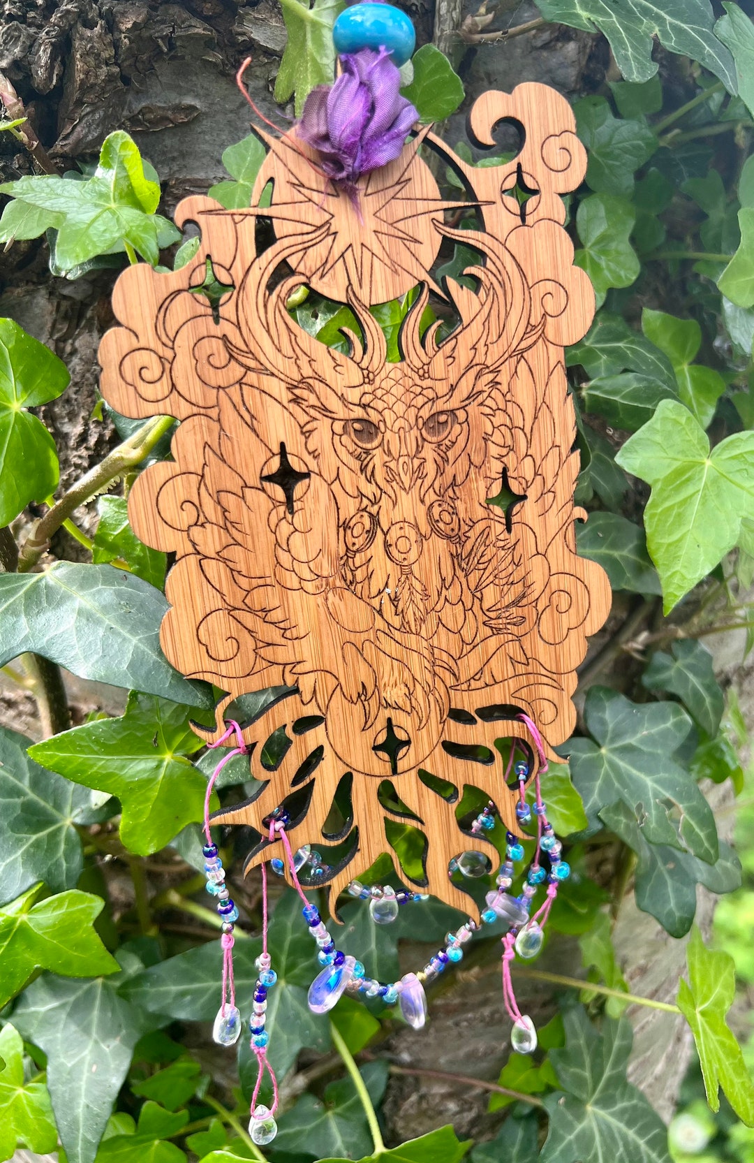 Arcane Drop Moonkin Wooden Hanging Ornament 27cm - Etsy