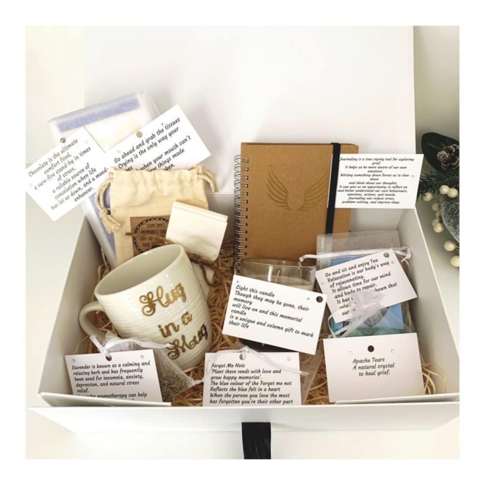 Sympathy Hamper Thinking of You Hamper Condolance Gift Sympathy Gift ...