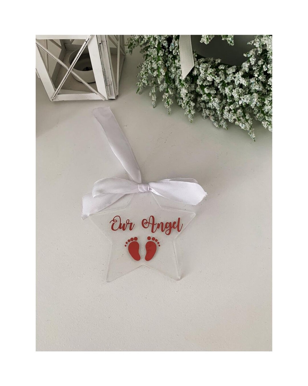 Miscarriage Hanging Angel Star Handmade Acrylic Hanging Decoration ...