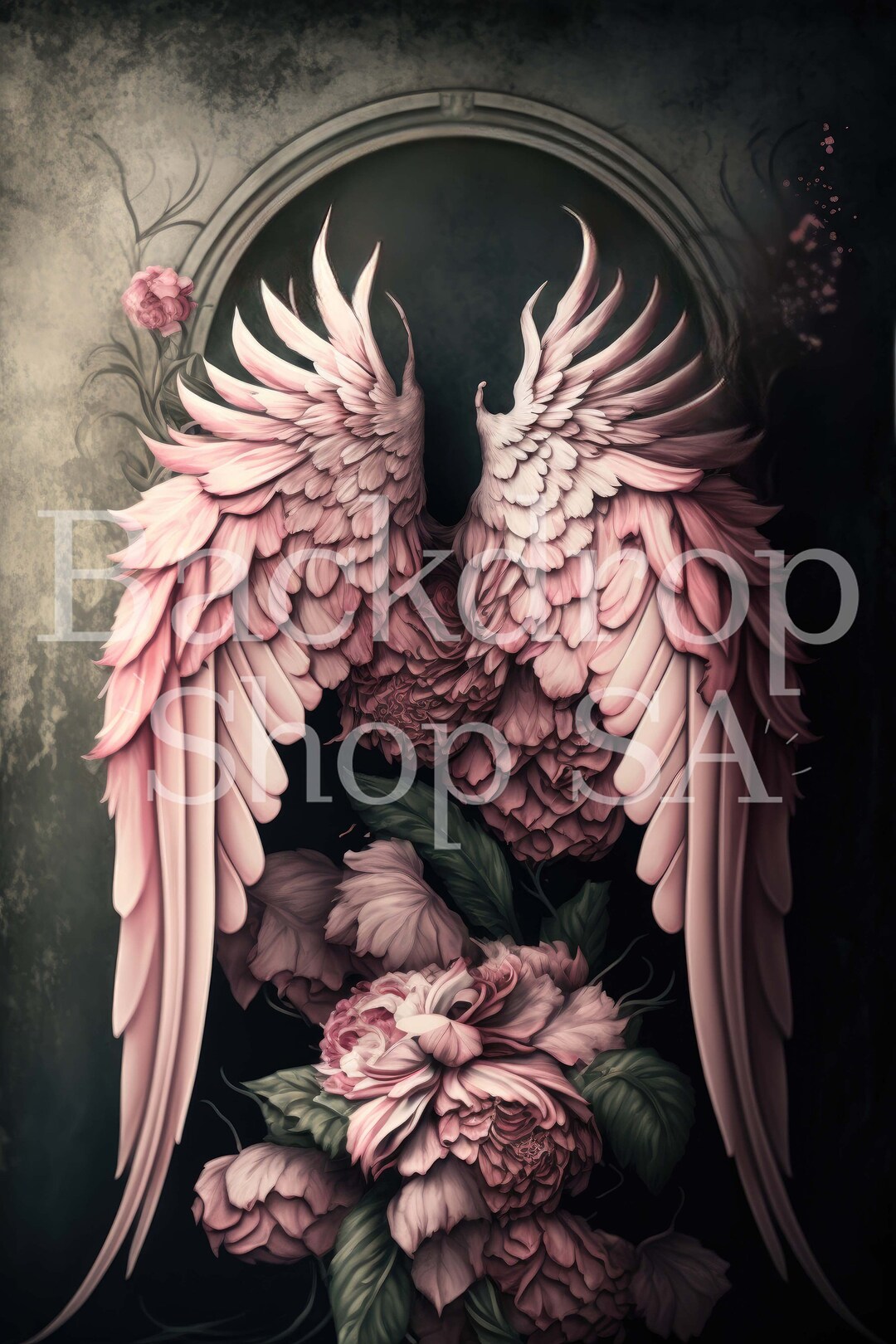 Gorgeous Big Wings Digital Background - 4 BUNDLE - Etsy