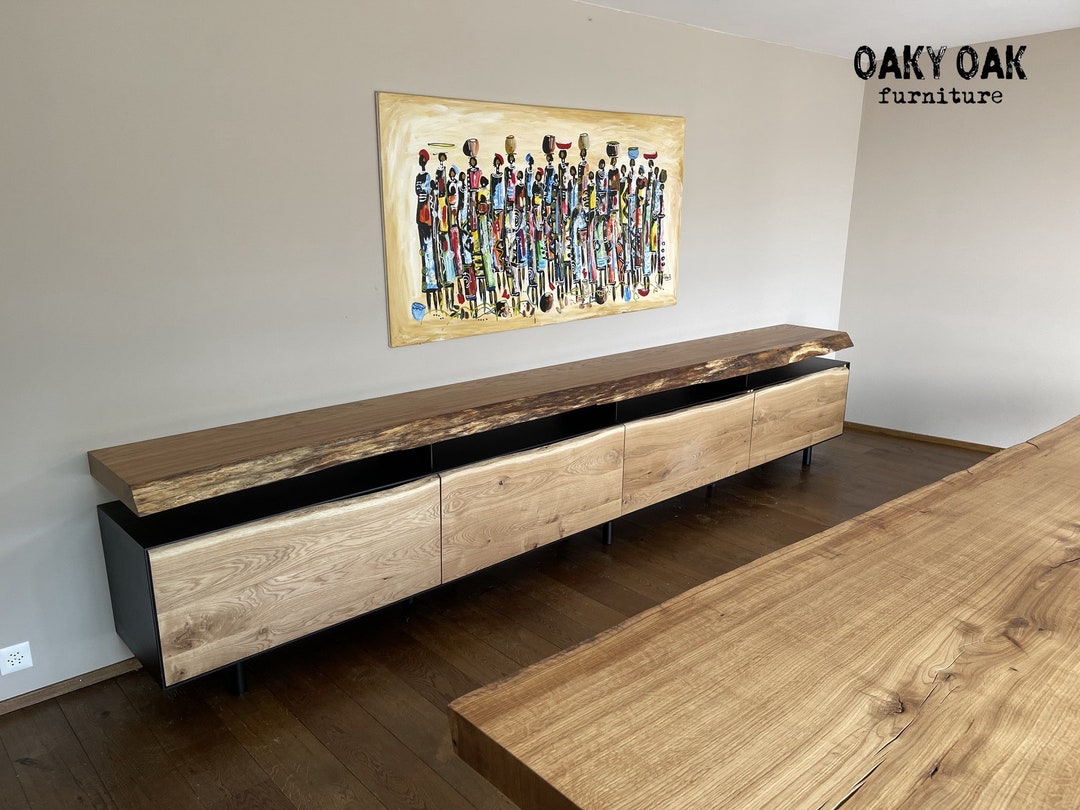 Industrial Commode / Modern Commode / Rustic Commode / Oak Commode ...