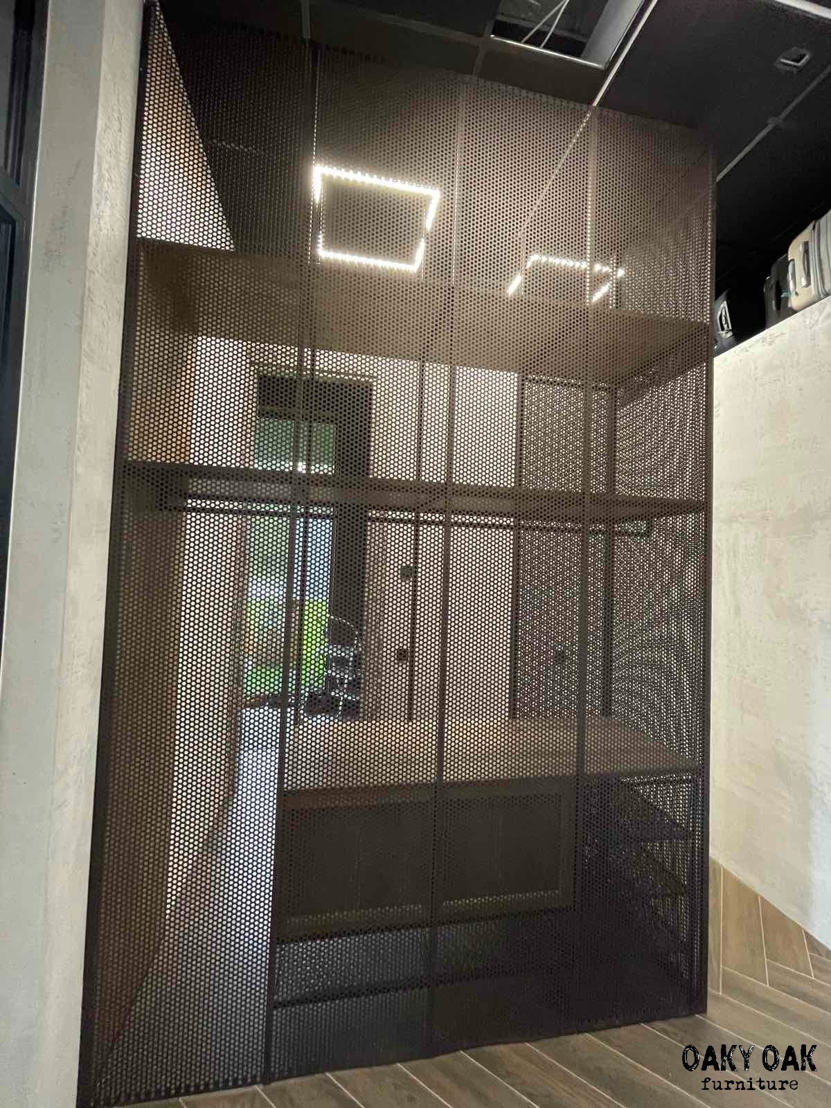 Metal Wardrobe / Oak Wardrobe / Industrial Wardrobe / - Etsy