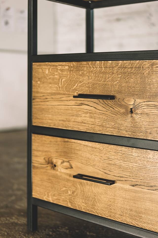 Industrial Commode / Modern Commode / Rustic Commode / Oak - Etsy