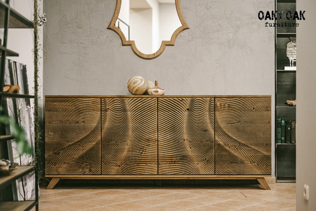 Industrial Commode / Modern Commode / Rustic Commode / Oak Commode ...