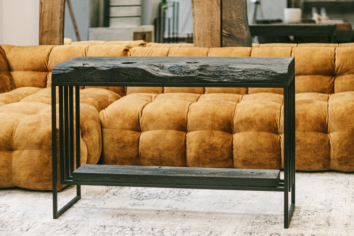 Console Table / Side Table / Industrial Furniture / Rustic - Etsy