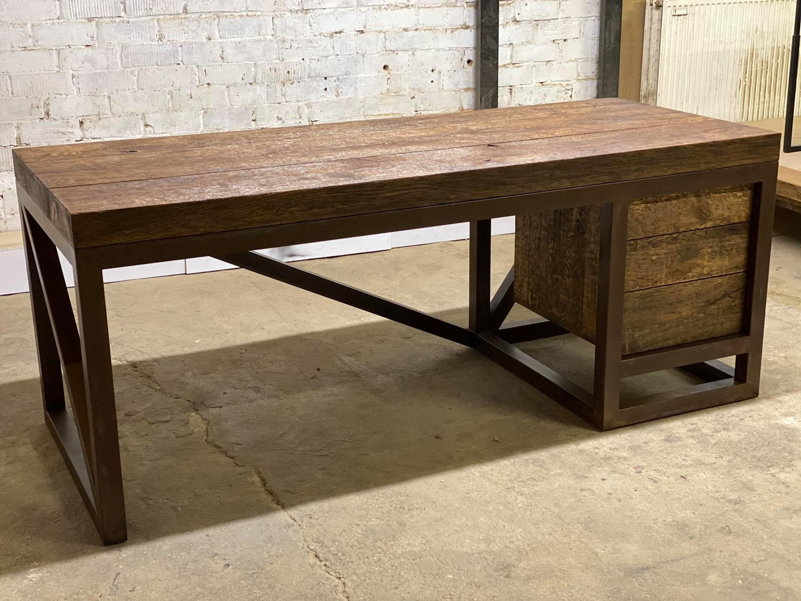 Work Desk / Office Desk / Table / Industrial Table / - Etsy