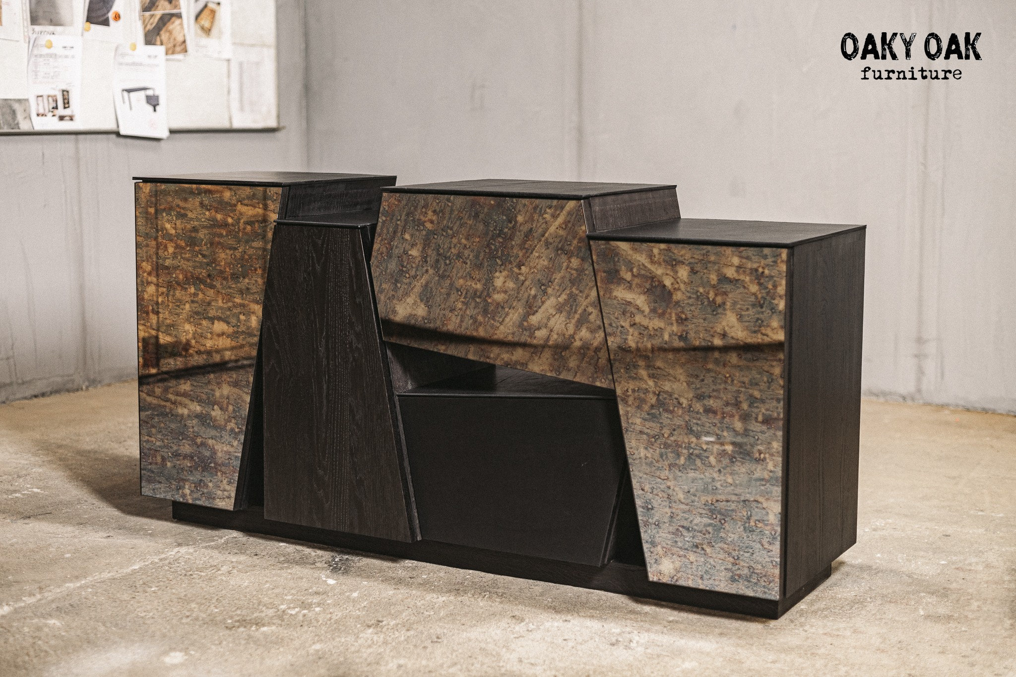 Industrial Commode / Modern Commode / Rustic Commode / Oak Commode ...